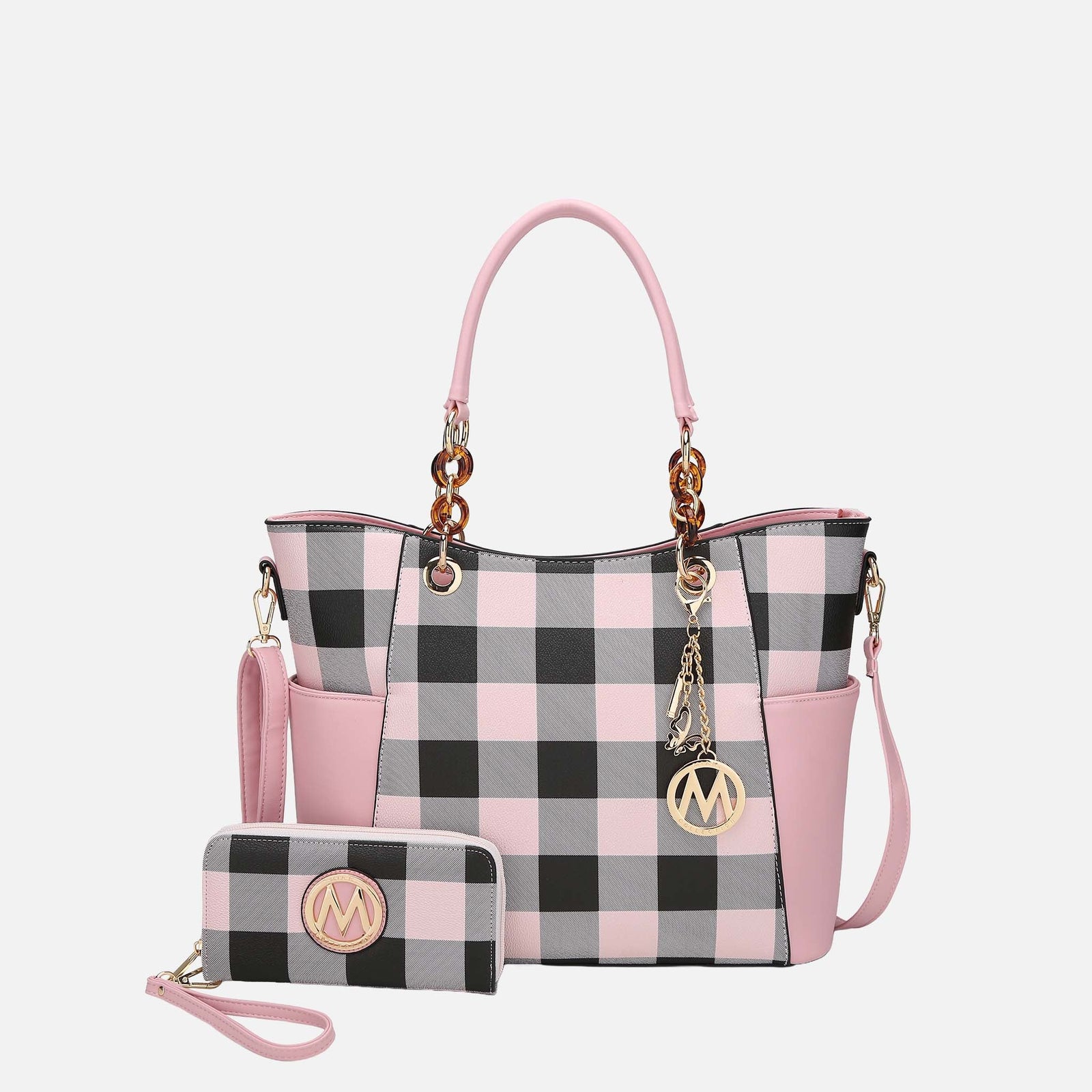Shop Checkered Crossbody Designer Bags at MKF Collection