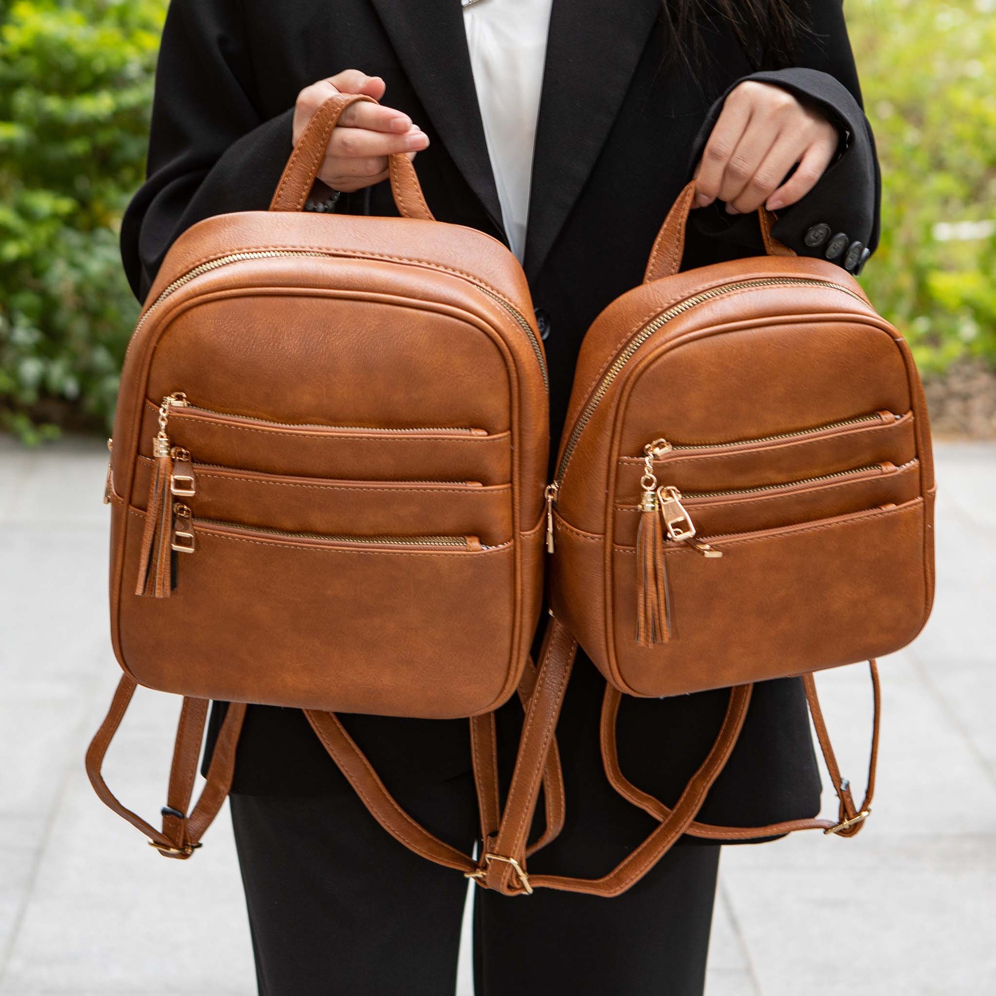 Convertible Crossbody & Vegan Leather Backpacks Collection