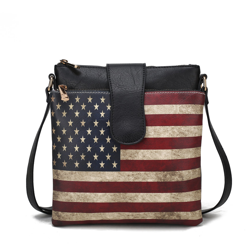 Josephine Printed Flag Crossbody Bag – MKFCollection