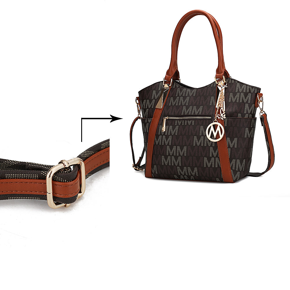 Jeneece M Signature Vegan Leather Women's Tote Handbag – MKFCollection