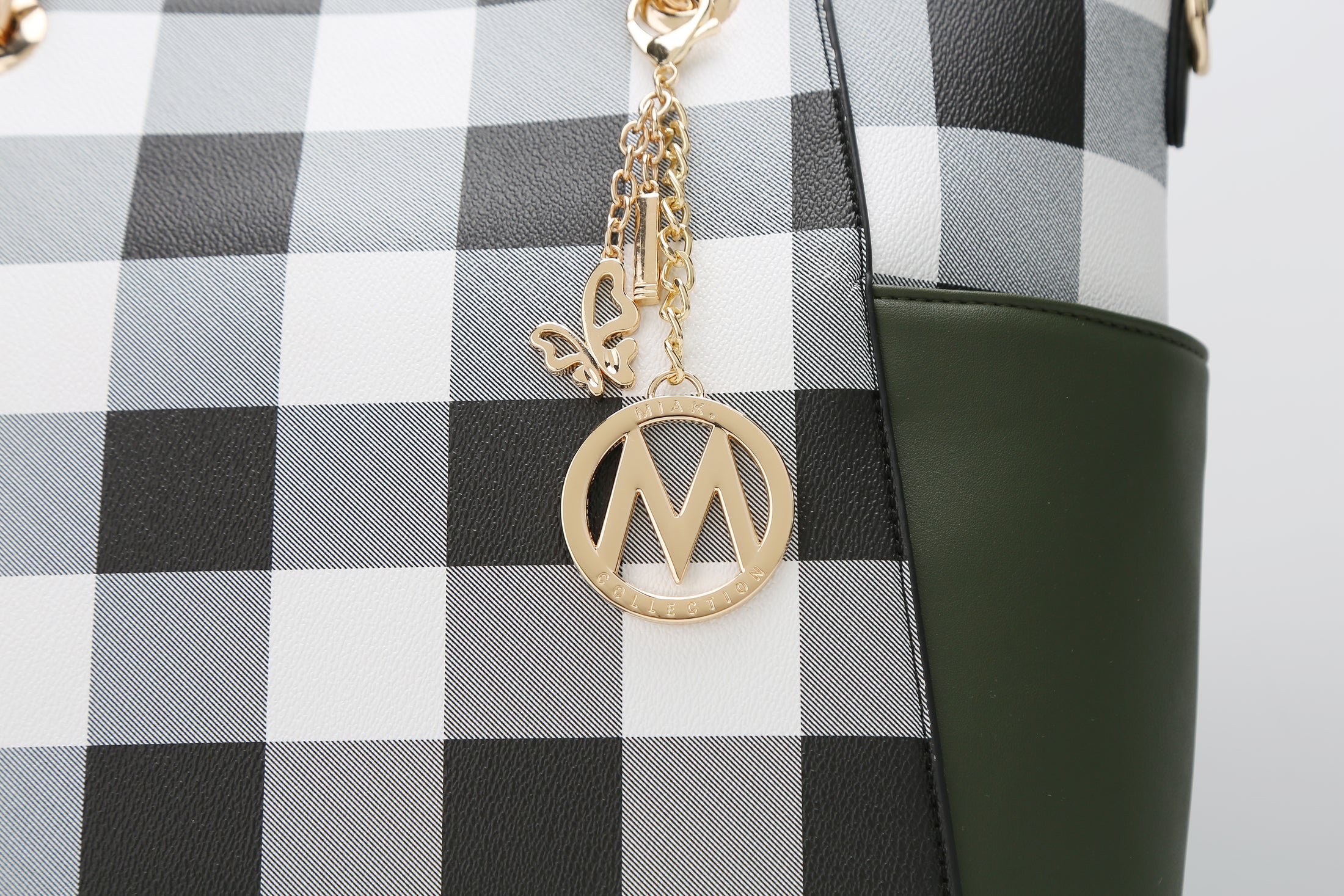Shop Checkered Crossbody Designer Bags at MKF Collection